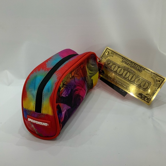 Sprayground | Bags | Sprayground Money Tie Dye Pouch Wgold Tag | Poshmark